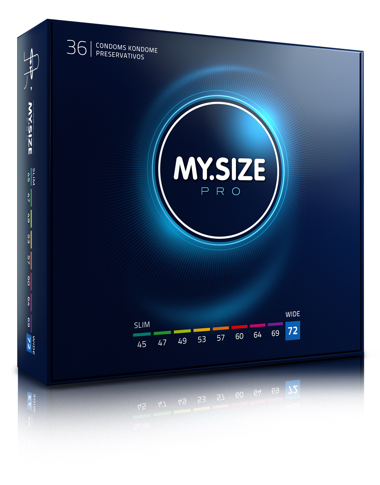MY.SIZE PRO 72 mm 36er Kondom | claudia versand
